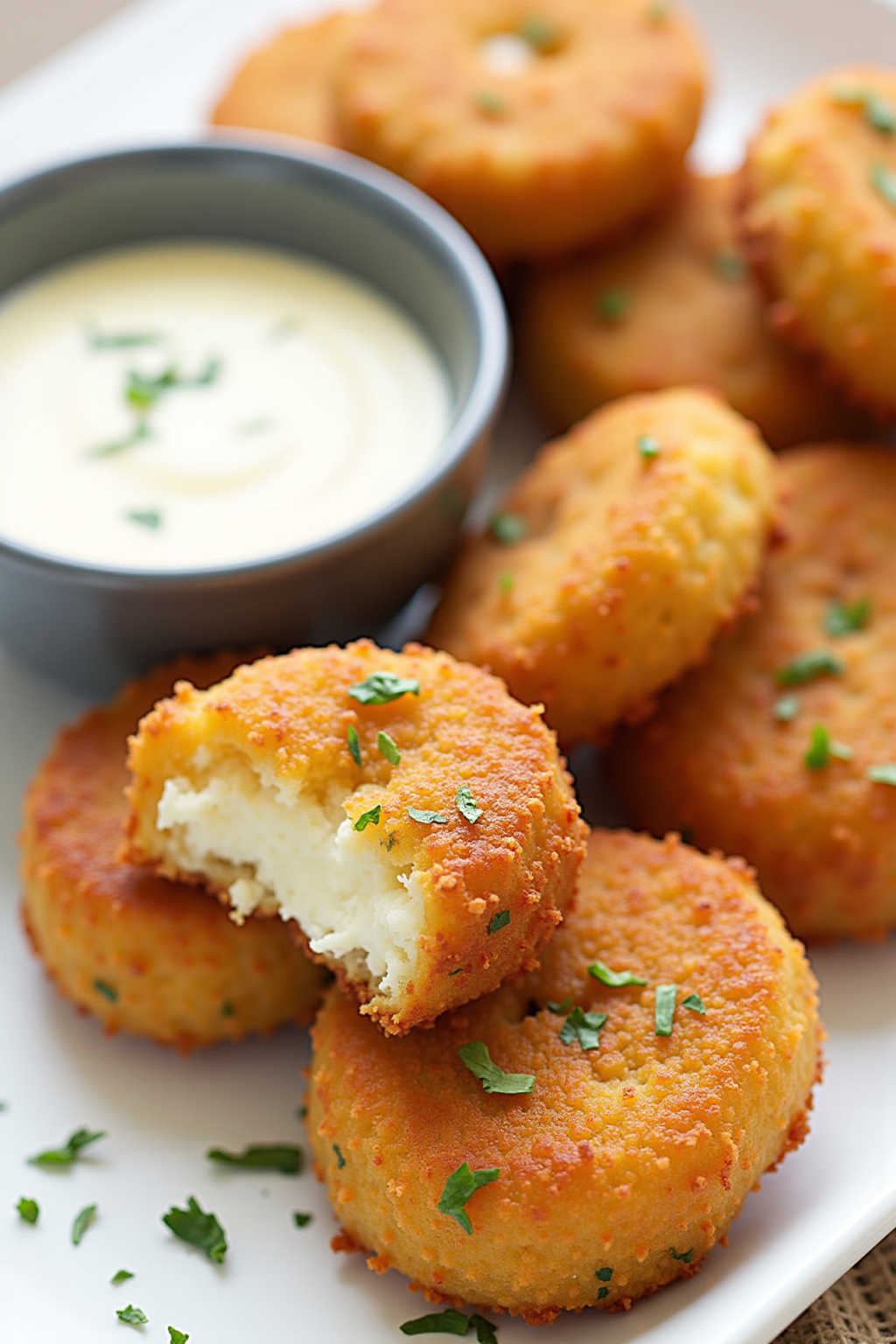 Crispy & Cheesy Delight: Two-Ingredient Cottage Cheese Tots - Cottage ...